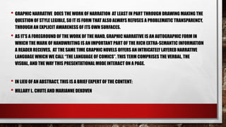 Different types of graphic narrative | PPT