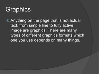 Different types of graphics formats | PPTX