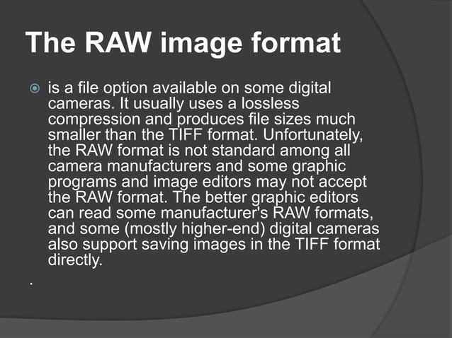 Different types of graphics formats | PPT