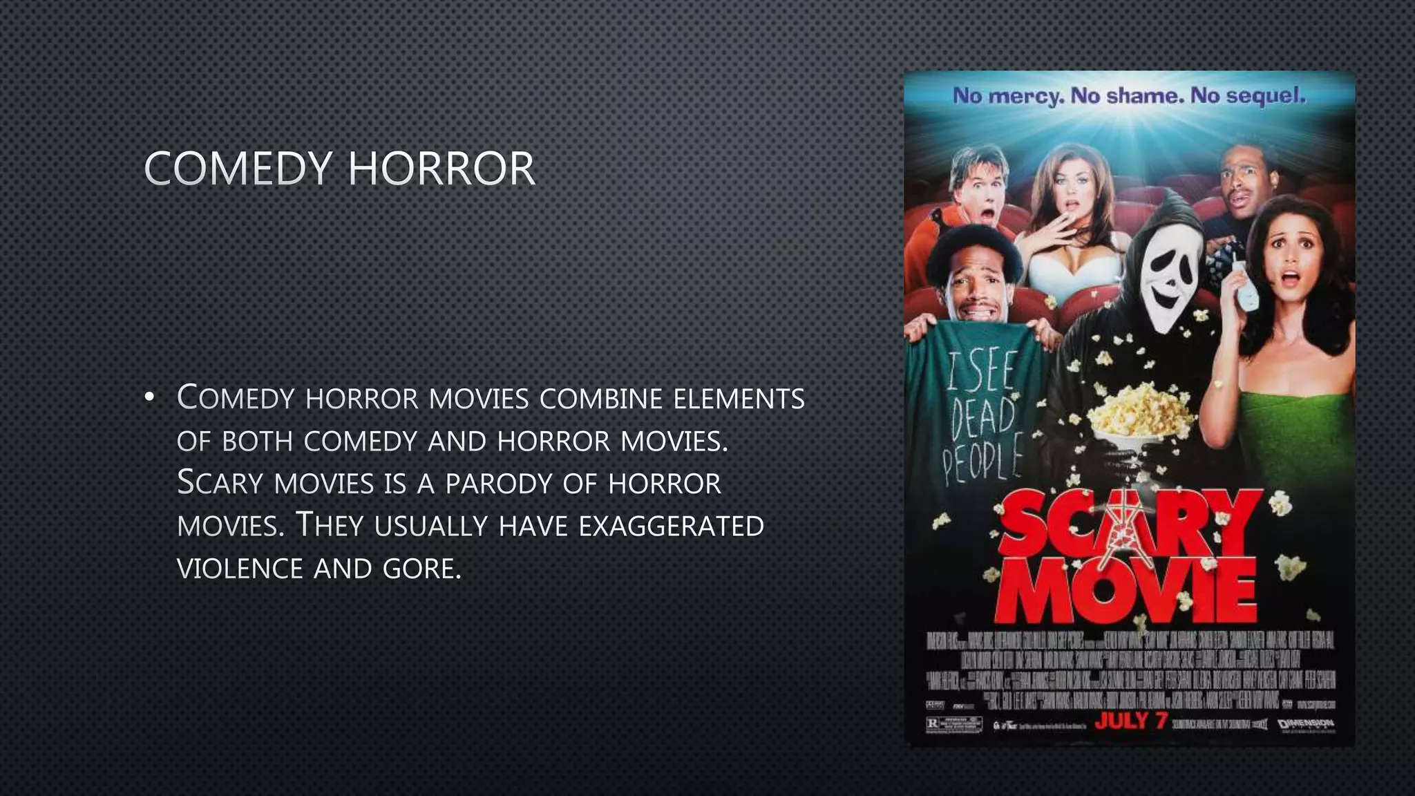 Different types of horror genres | PPTX | Horror | Genres