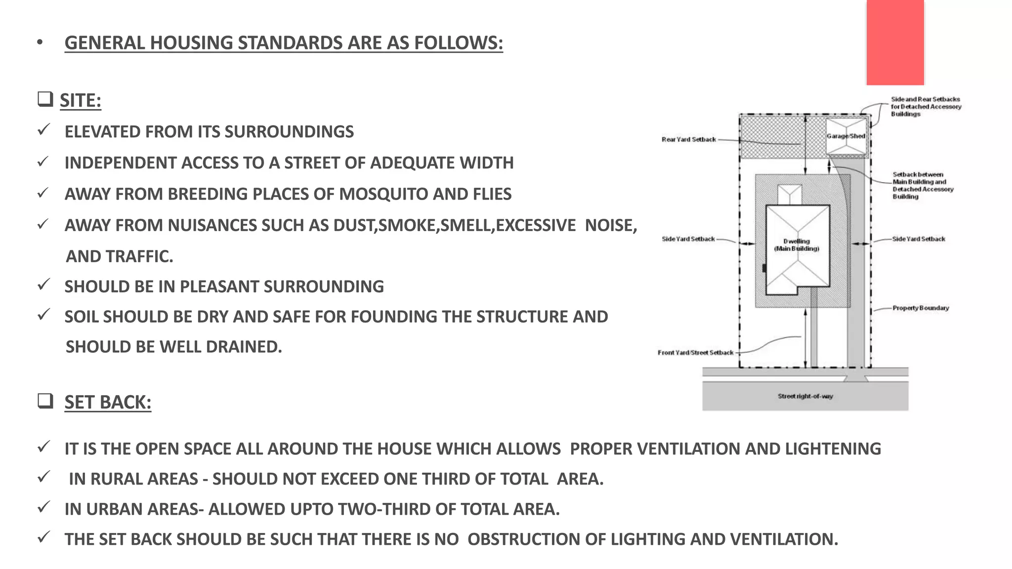 Different types of housing and housing standards | PPTX