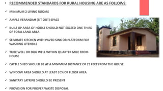 Different types of housing and housing standards | PPTX