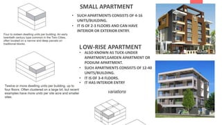 Different types of housing and housing standards | PPTX