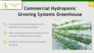 Different Types of Hydroponic Growing Systems (Greenhouse).pptx