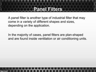 Different types of industrial filters | PPT
