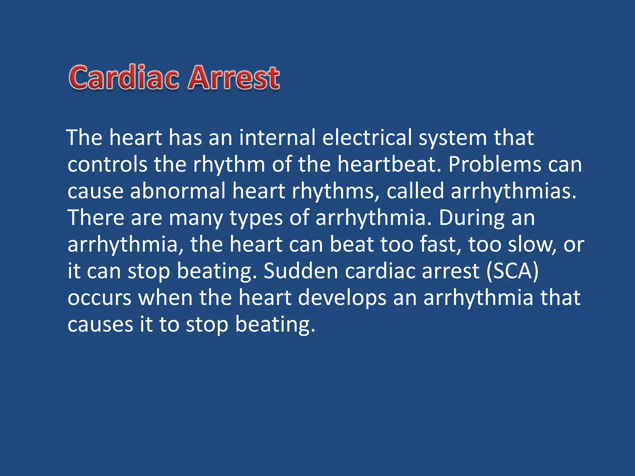 Cardiac Arrest | PPTX | First Aid | Injuries