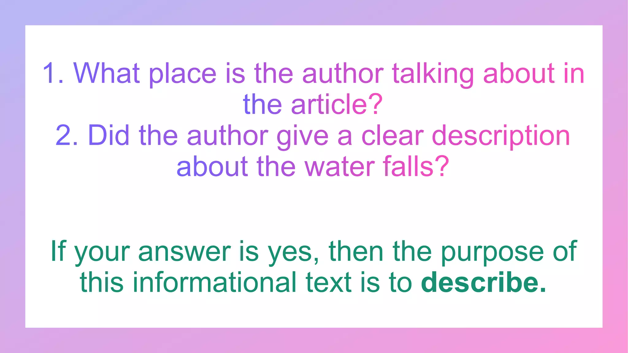 Different types of informational text | PPTX