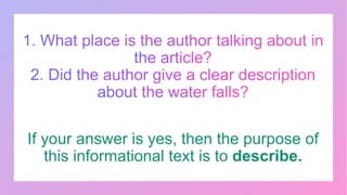 Different types of informational text | PPTX