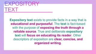 Different types of informational text | PPTX