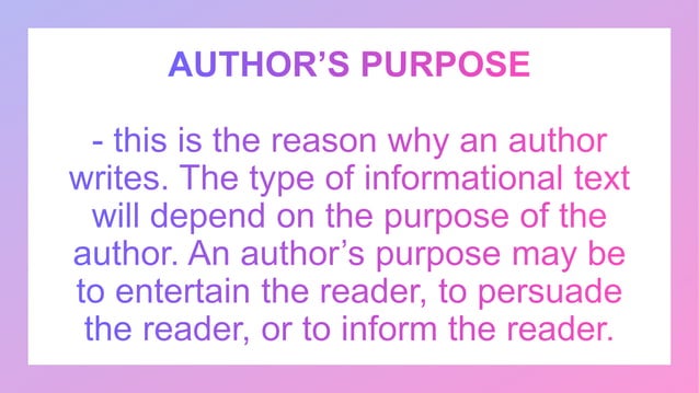 Different types of informational text | PPTX