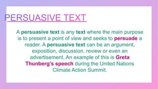 Different types of informational text | PPTX