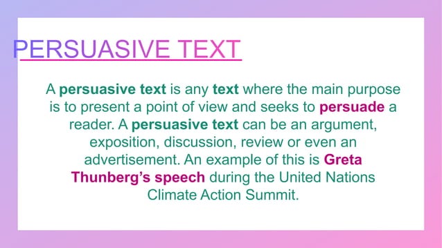 Different types of informational text | PPTX