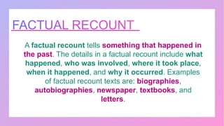 Different types of informational text | PPTX