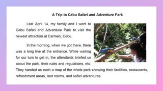 Informative Text Examples