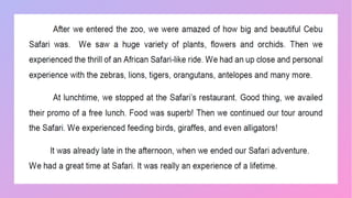 Informative Text Examples