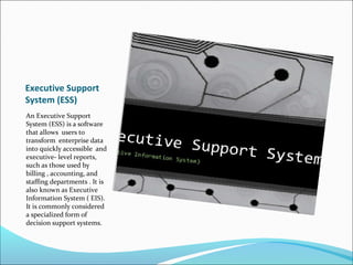 Different Types of Information Systems Alexis Chua SYANDES K31 | PPT