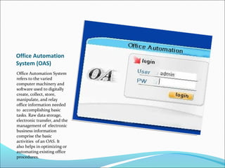 Different Types of Information Systems Alexis Chua SYANDES K31 | PPT
