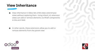 Different types of inheritance in odoo 18 | PPTX