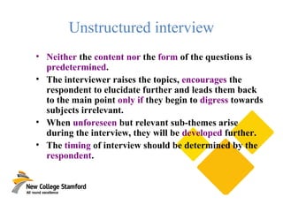 Different types of interview | PPT