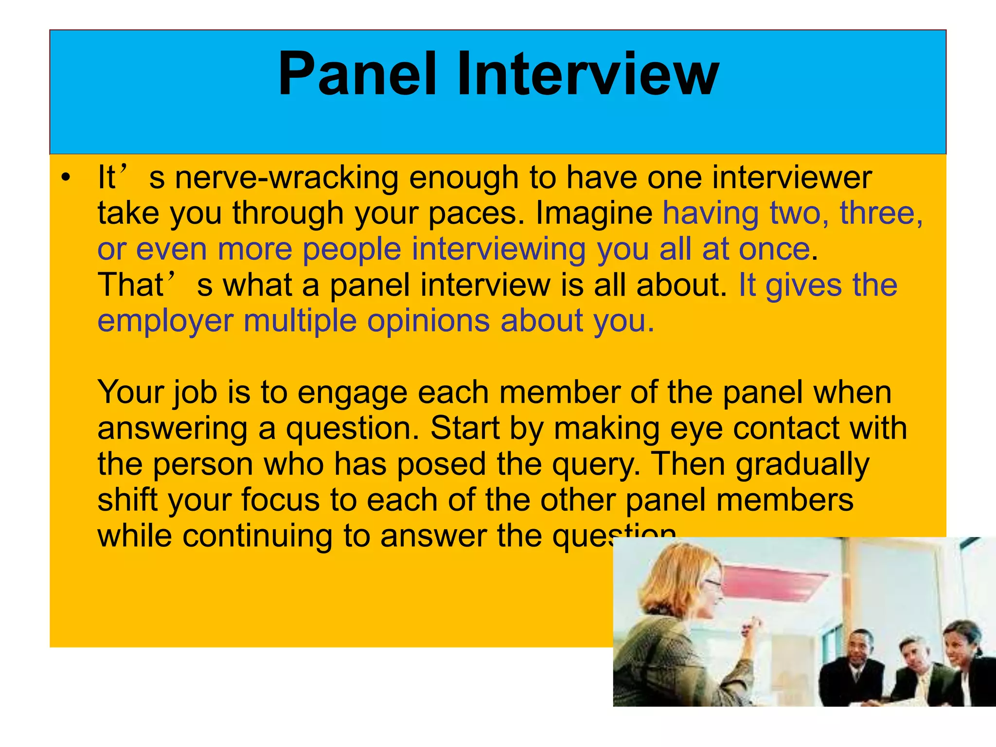 Different types of interviews | PPT