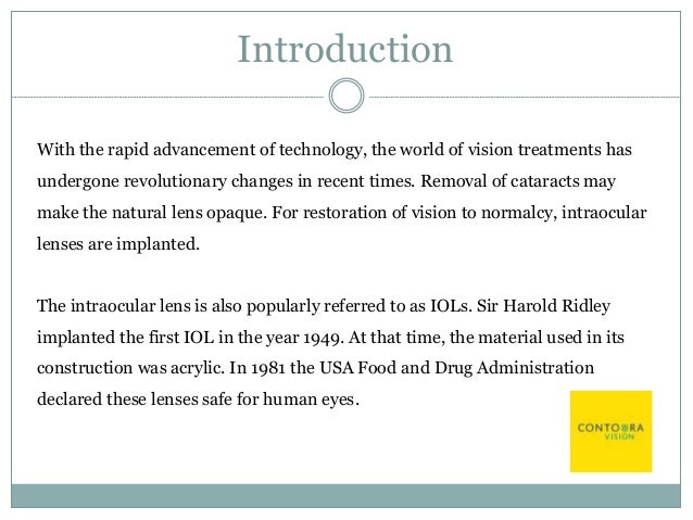 Different Types of Intraocular Lenses in Cataract Surgery.pptx