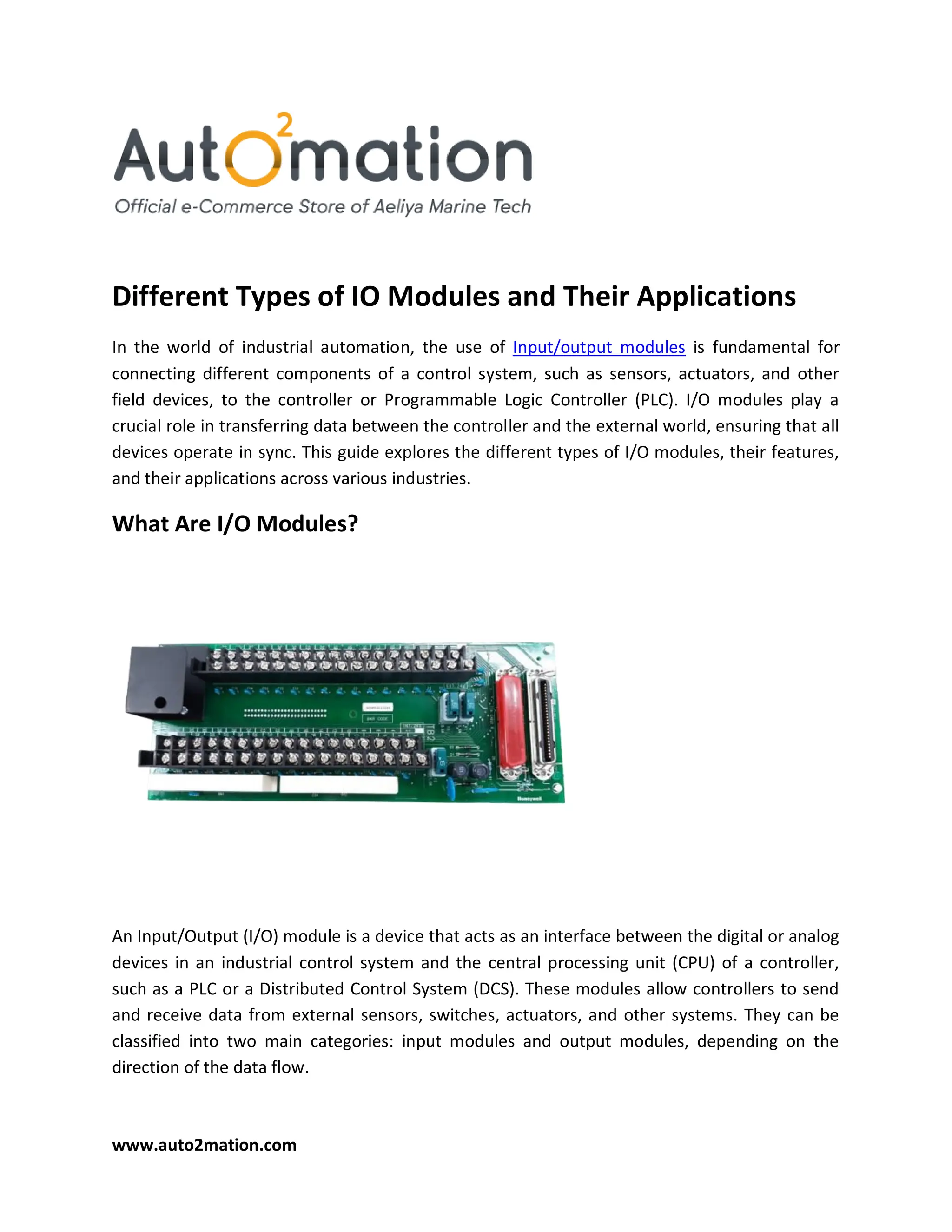 Different Types of IO Modules and Their Applications.pdf