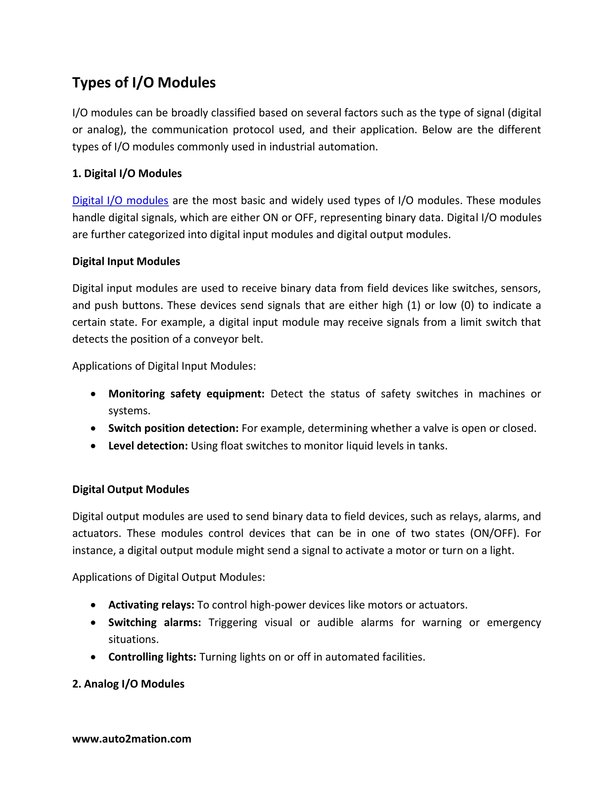 Different Types of IO Modules and Their Applications.pdf