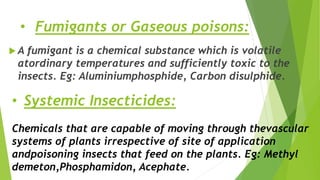 Different types of Insectisides | PPTX