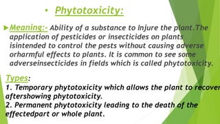 Different types of Insectisides | PPTX