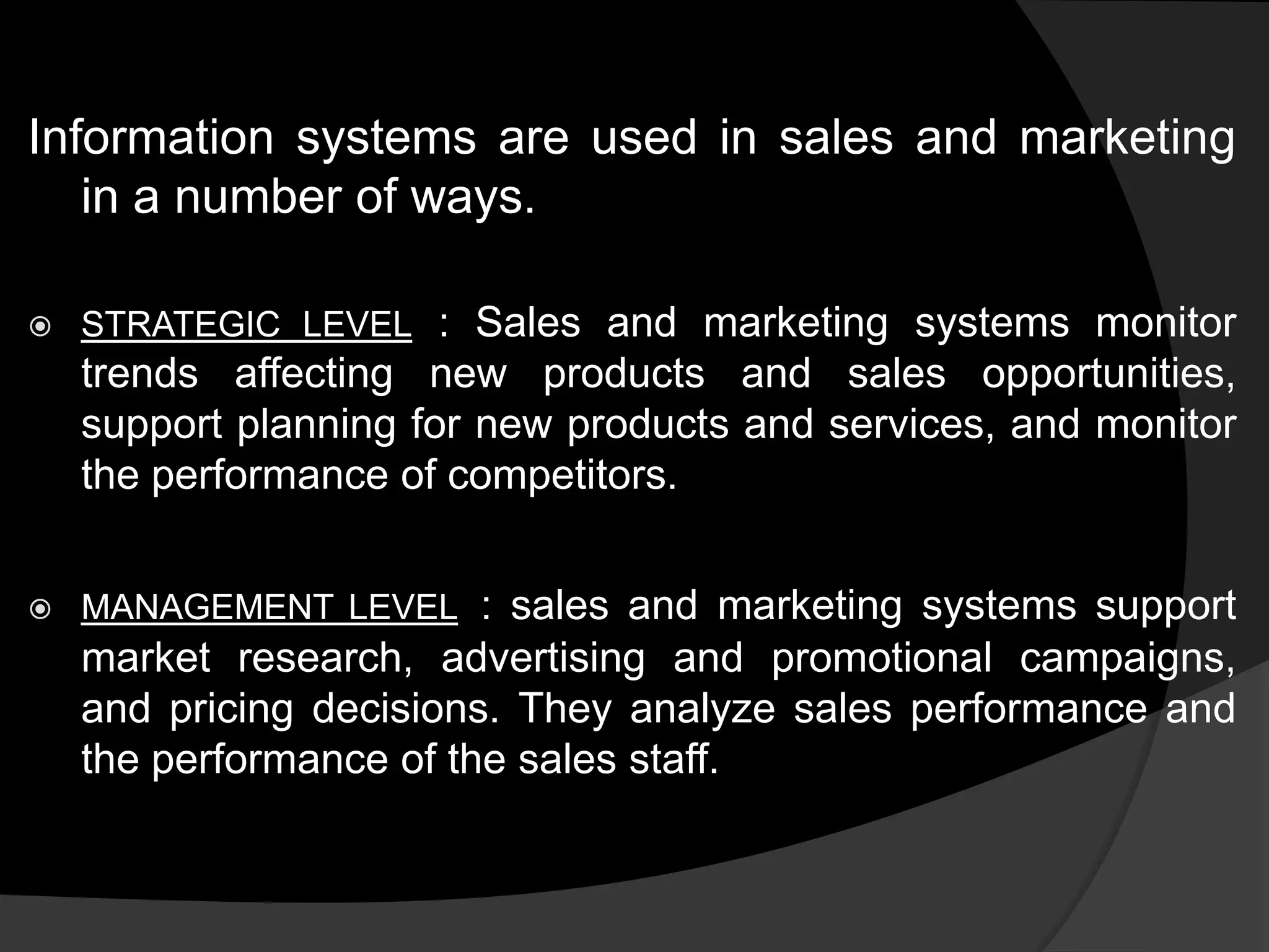 Different types of information system from functional perspective | PPTX