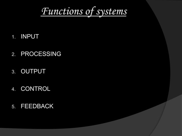 Different types of information system from functional perspective | PPTX