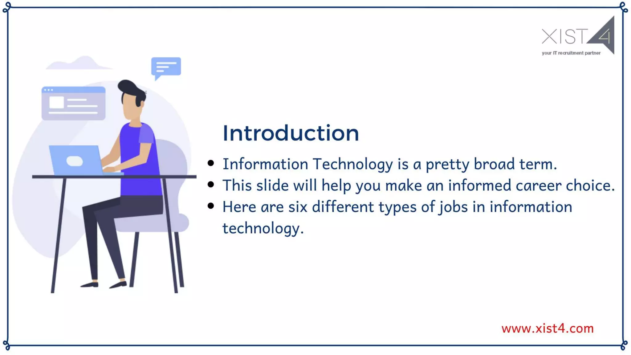 Different types of jobs in information technology | PPT