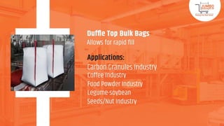 Different types of jumbo bag top filling options | PPTX