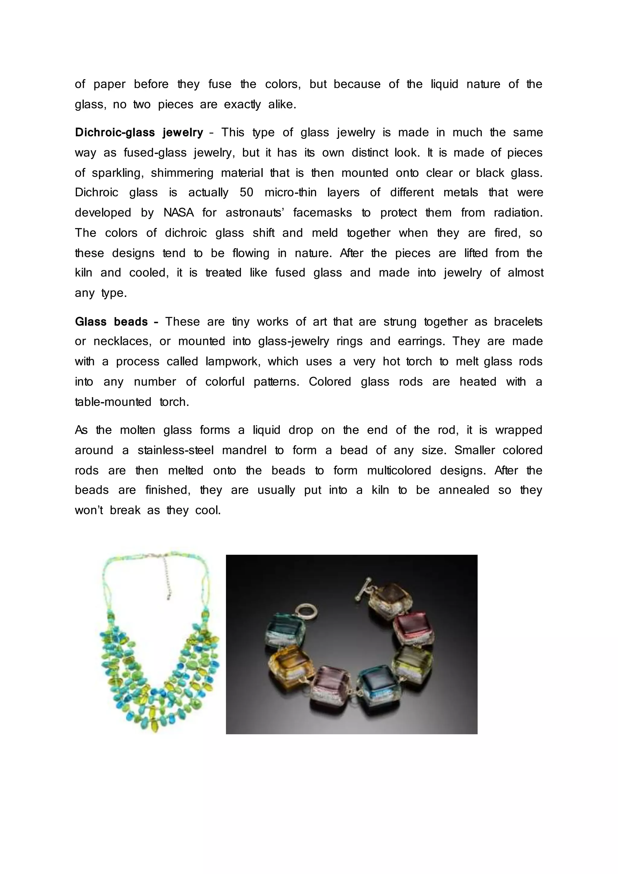 Different types of jwellery | DOCX