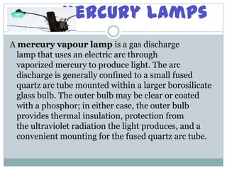 Different types of lamps | PPTX