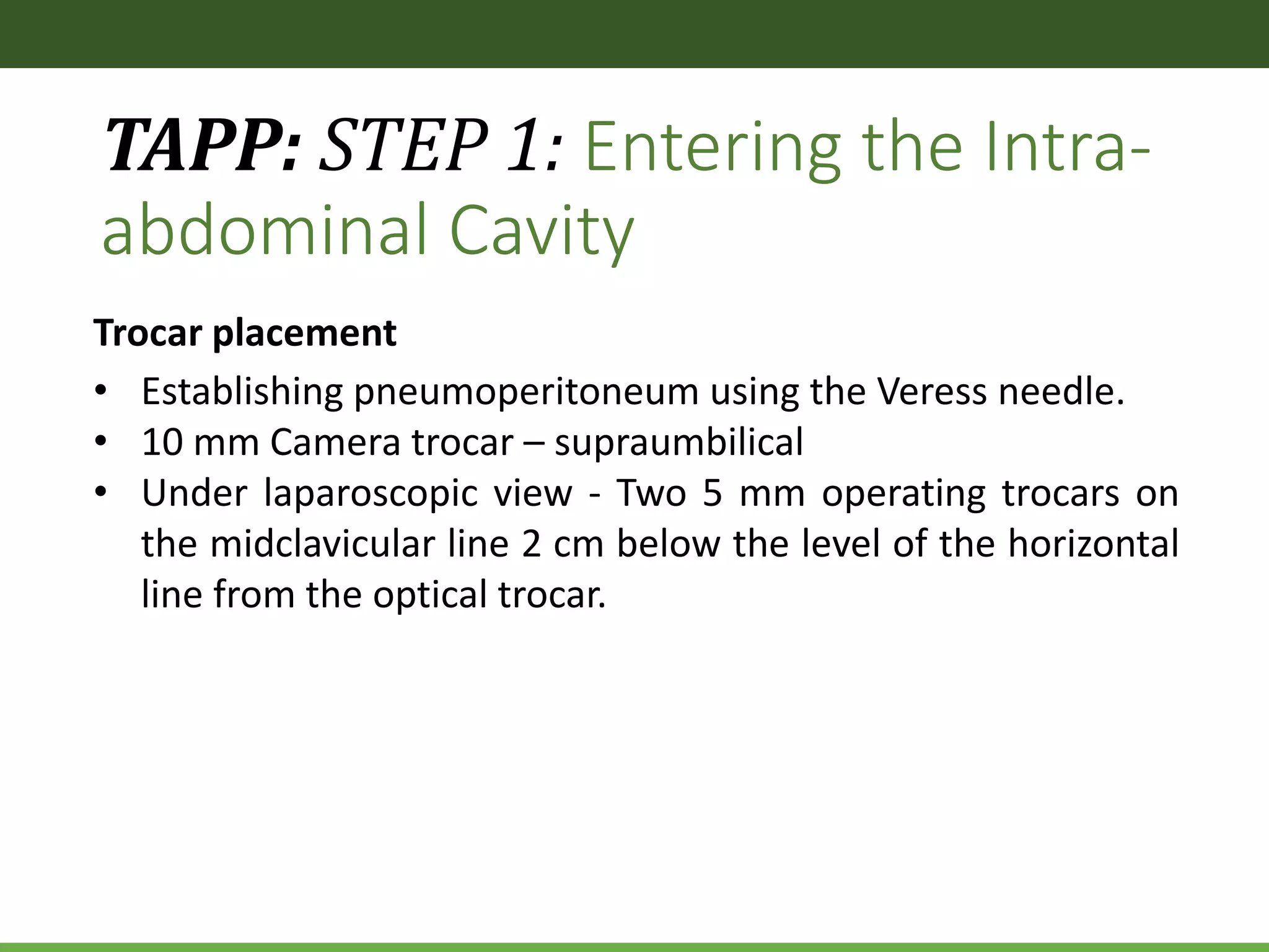 Different types of laparoscopic hernia repair | PPTX