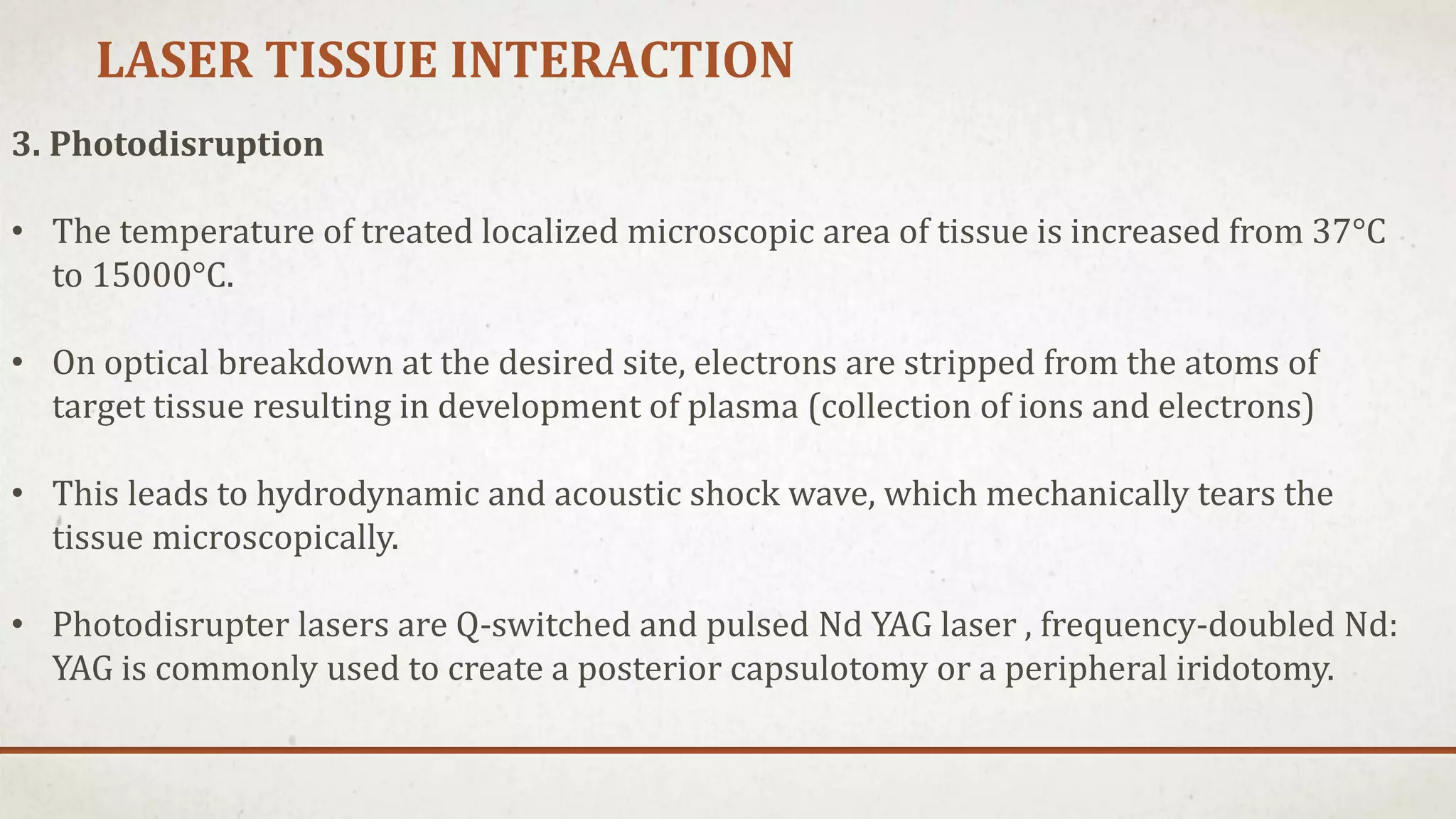 Different types of lasers and laser delivery system | PPTX
