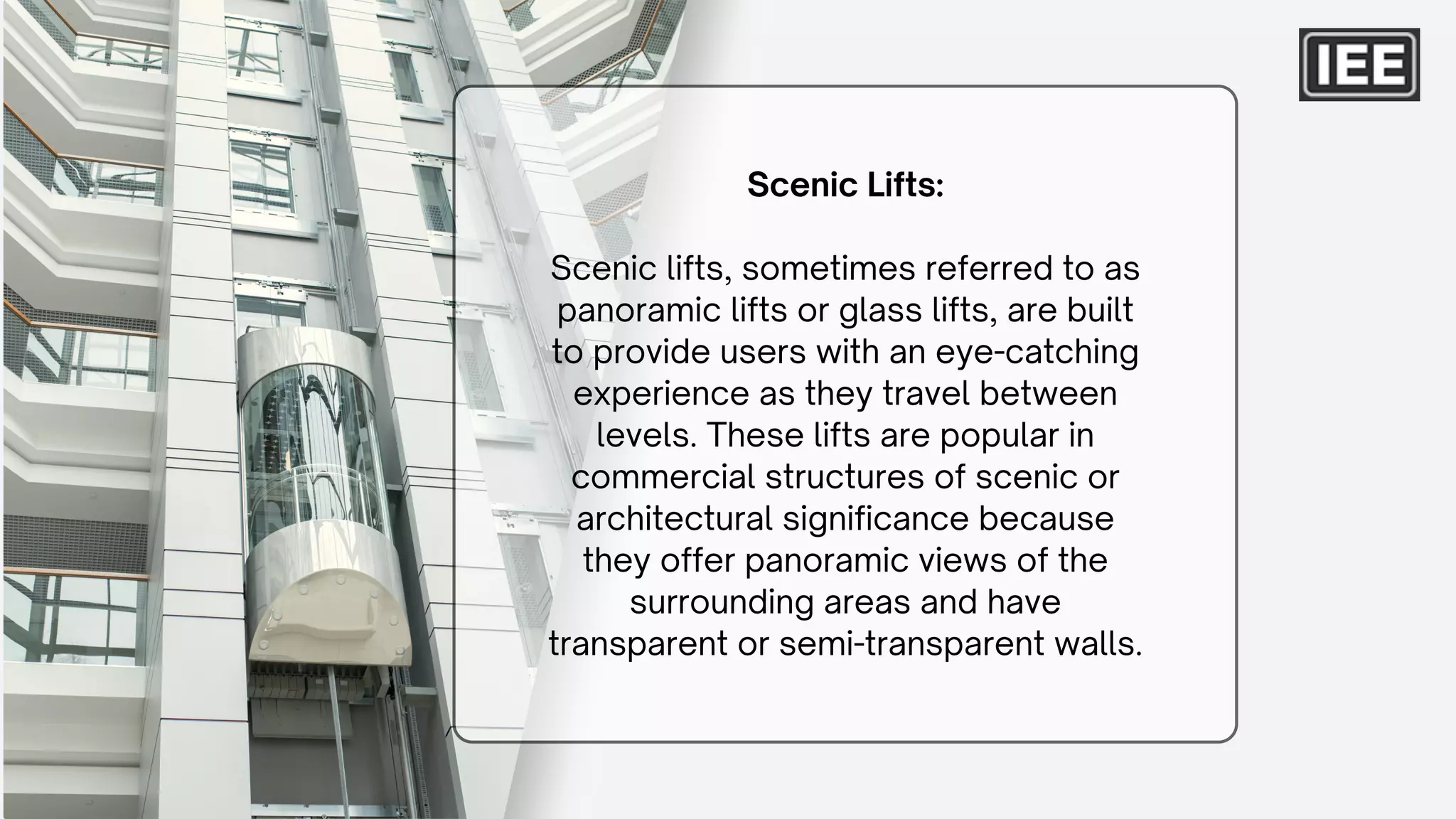 Different Types of Lifts in Commercial Buildings | PDF