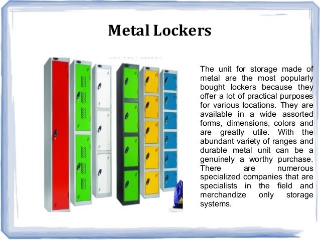 Different Types of Lockers and Their Features