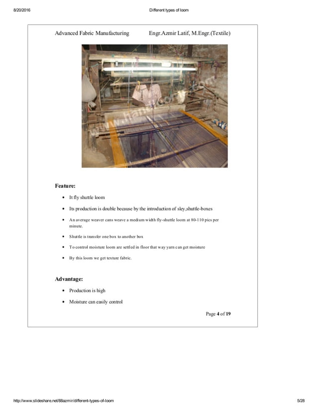 Different types of loom | PDF | Needlework | Arts and Crafts