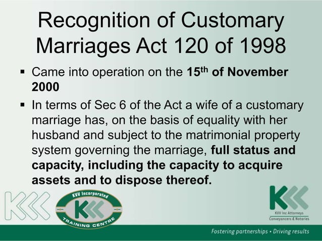 Different types of marriages in SA | PPT