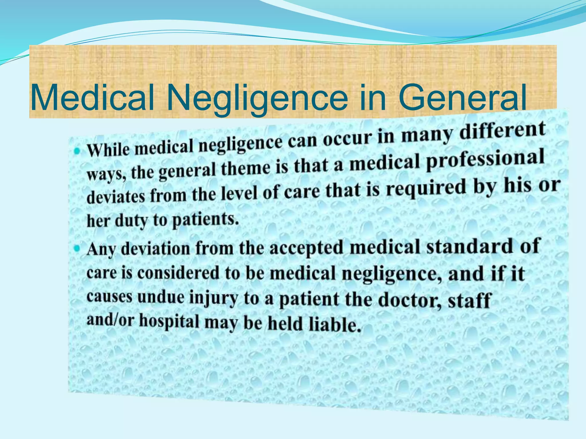 Different types of medical negligence | PPTX | Pregnancy | Reproductive Health