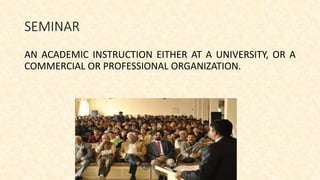 Different types of meeting | PPTX
