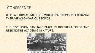 Different types of meeting | PPTX