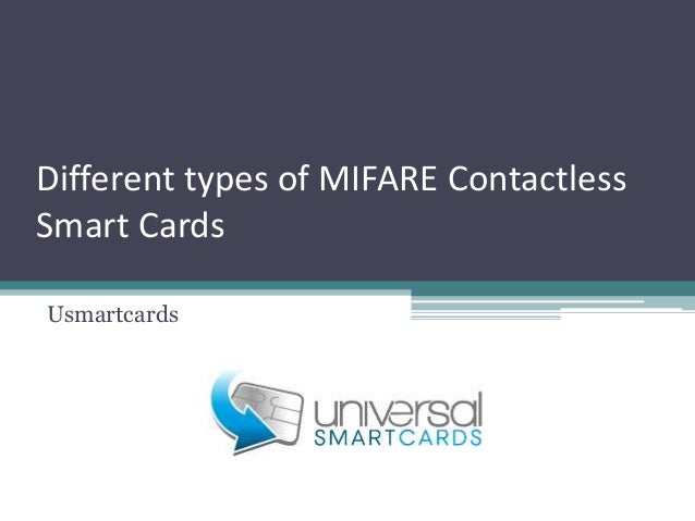 Different Types Of Smart Cards