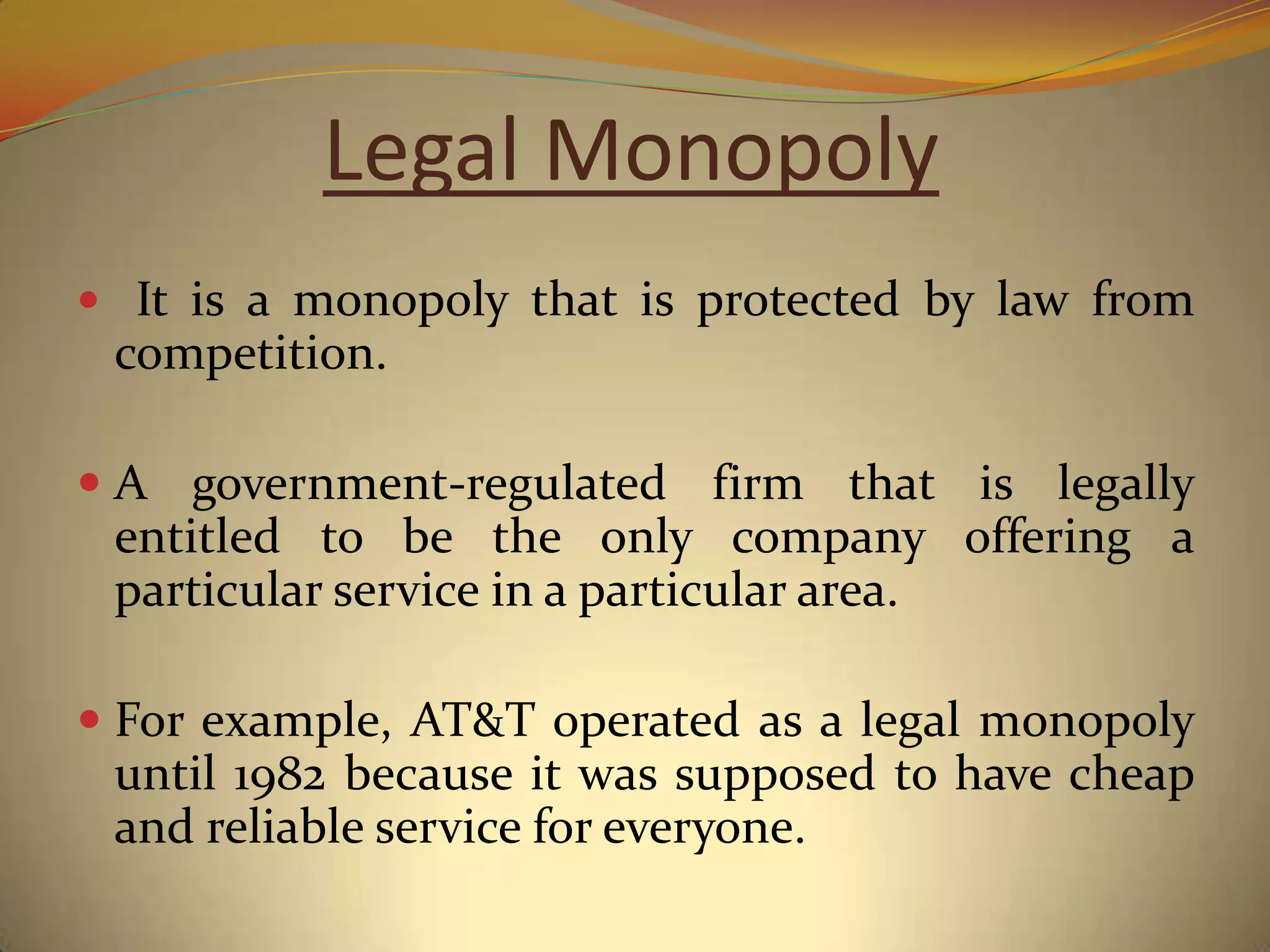 Different types of monopoly practices | PPTX