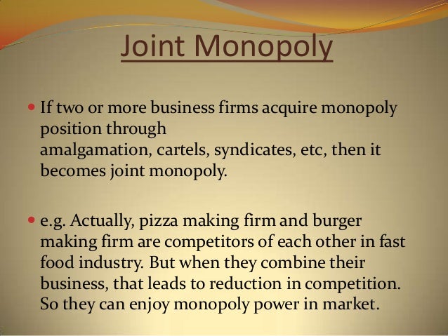 Types of monopoly examples - saadrss