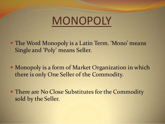 Types of monopoly examples - billolocation