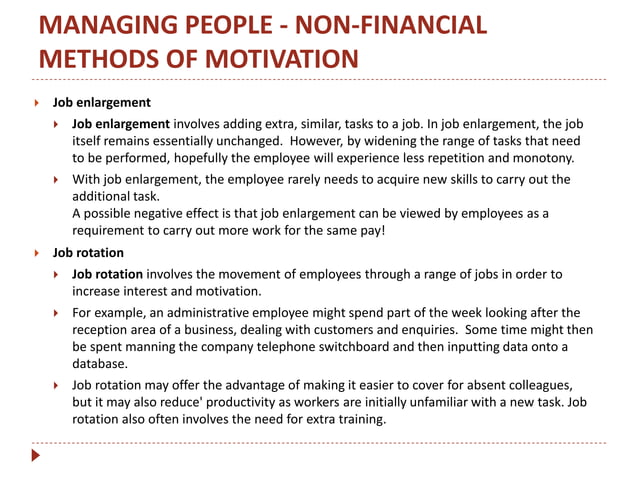 Different types of motivational schemes for sales person | PPT