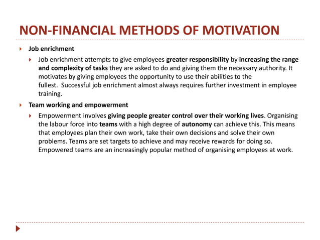 Different types of motivational schemes for sales person | PPT